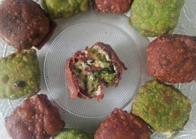 Colourful paneer veg parcel Recipe by Nidhi Desai - Cookpad