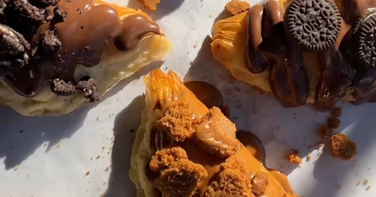 Nutella and Biscoff Warbat Belashta Recipe by Attia Ahmed - Cookpad