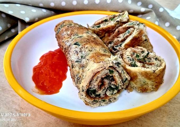 Resep Telur Dadar Gulung Serundeng oleh Roro Woelan - Cookpad