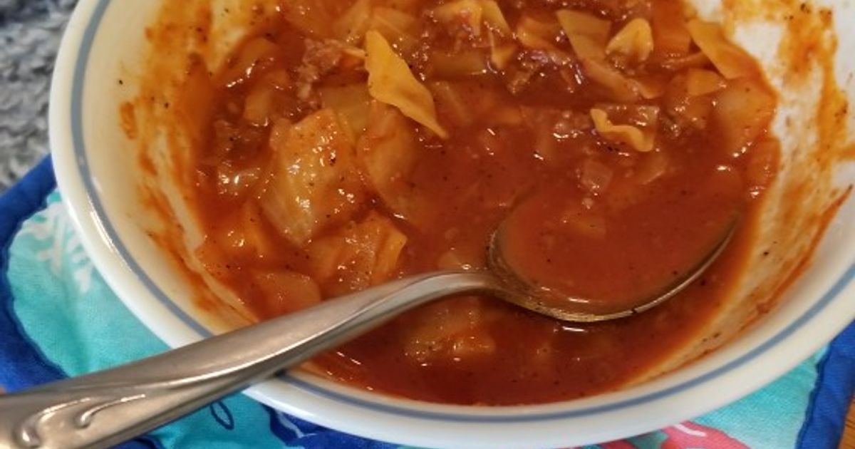Hamburger Cabbage Soup Recipe By Justin Butler
