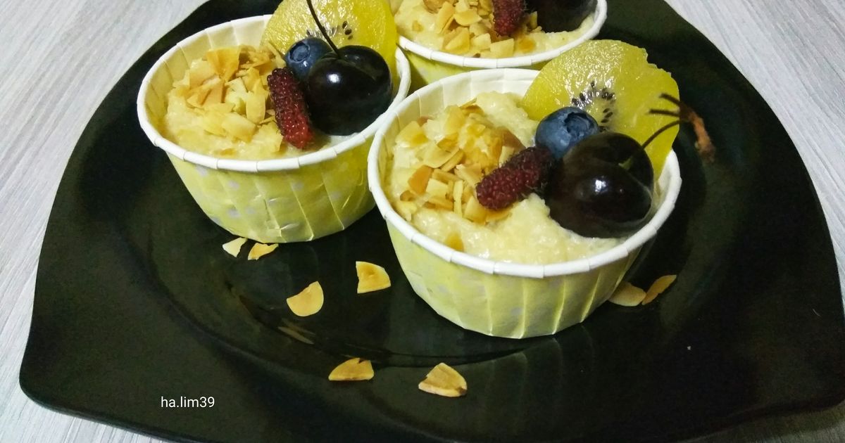 Resipi Ruz Bil Laban (Puding Nasi) oleh ha.lim39 - Cookpad