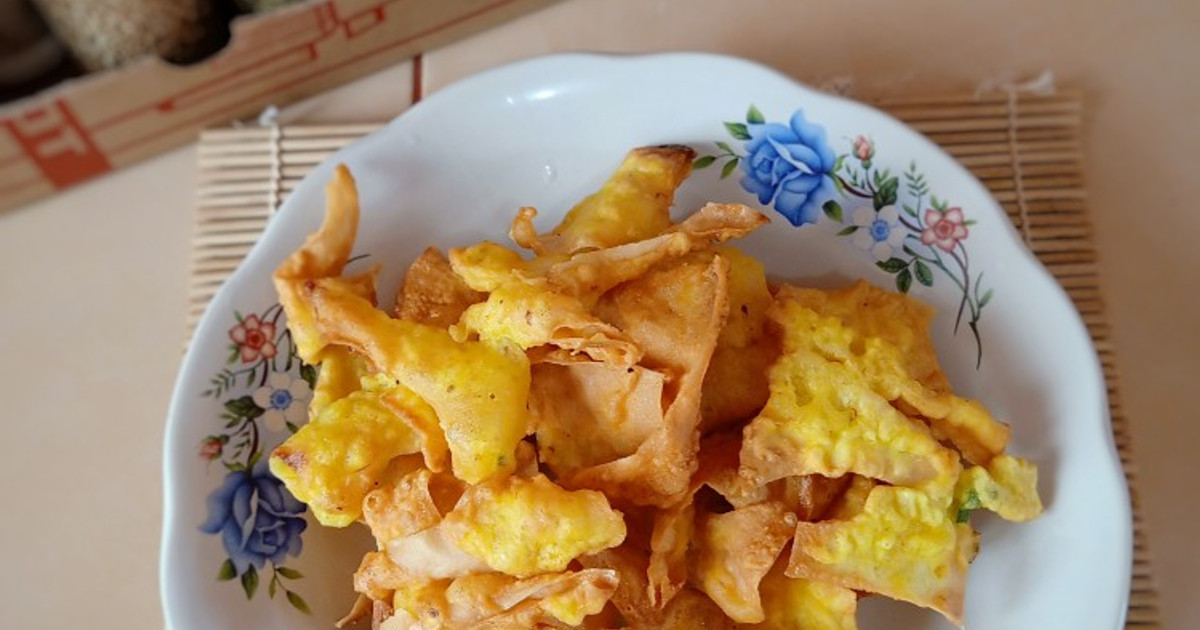 Resep Krupuk Pangsit Simpel oleh Widyanova LA - Cookpad