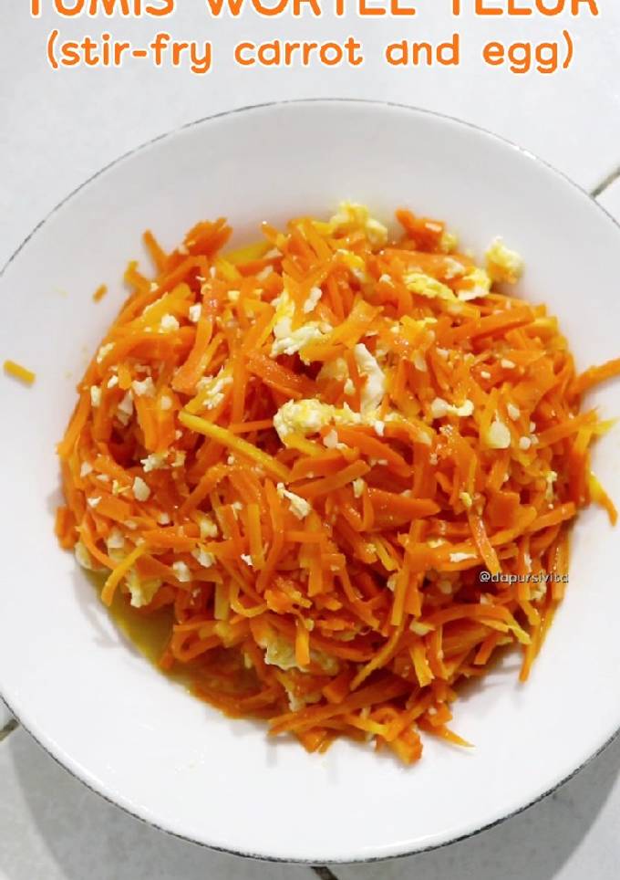 Resep Tumis wortel telur oleh DAPURSIVITA - Cookpad