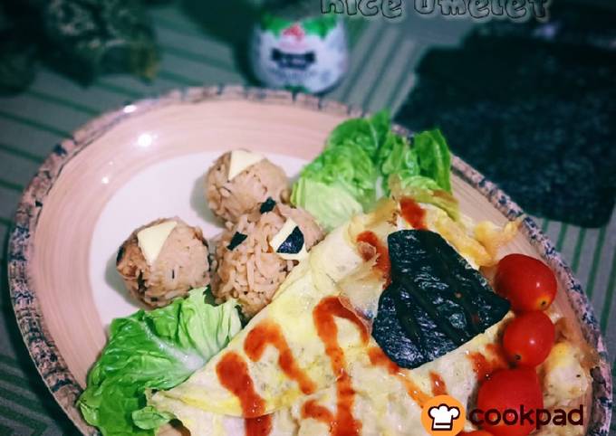 Resipi 🇯🇵 Teddy Bear Omurice/Japanese Fried Rice With Omelette oleh ...