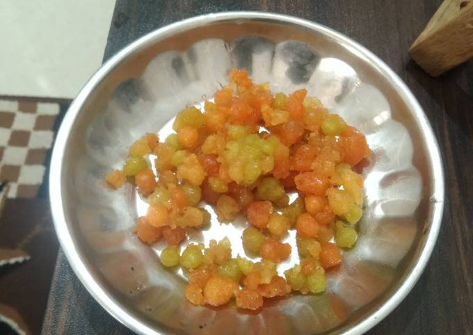 Tricolor boondi Recipe by Nidhi Gupta - Cookpad