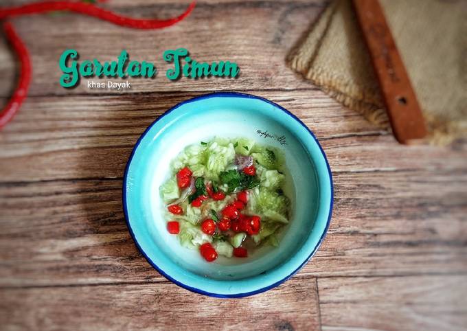 Resep Garutan Timun khas Dayak oleh Dapur illy - Cookpad