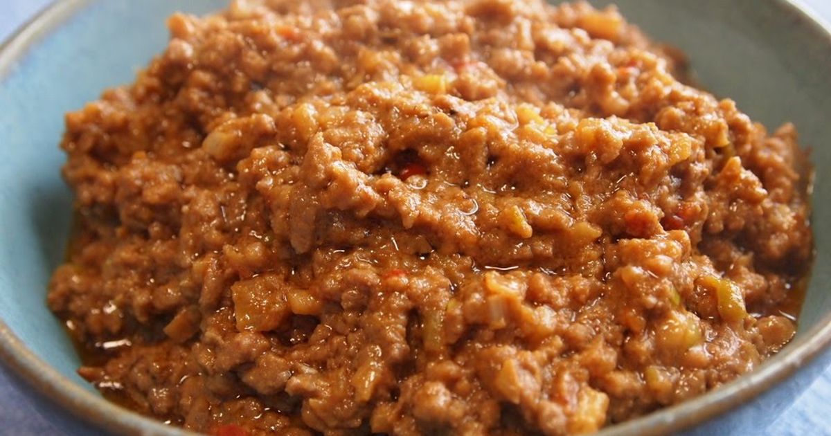 Meat Miso For Dan Dan Noodles Recipe By Cookpad.Japan