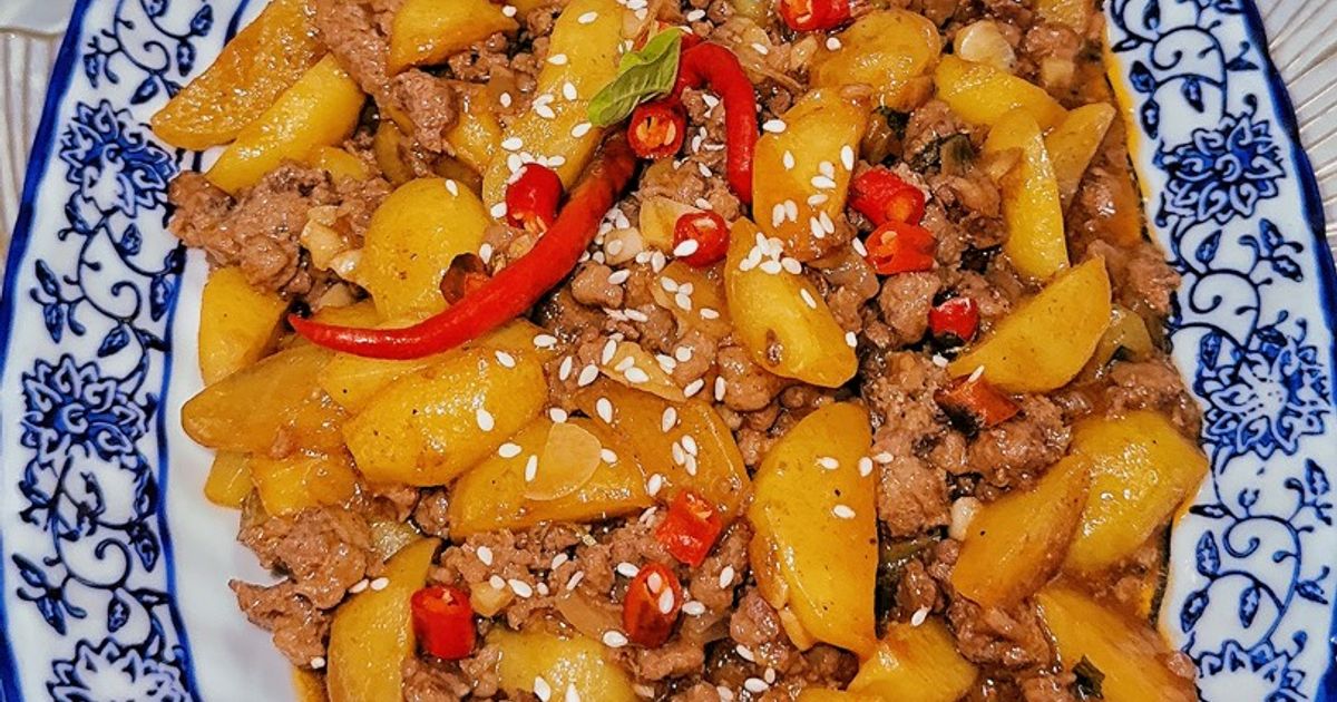 Resep Kentang Daging Giling Sapi oleh Bundadari - Cookpad