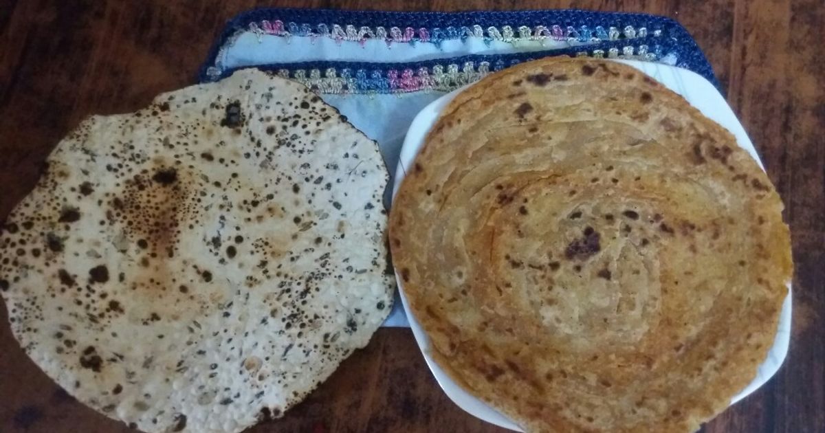 Red Chilli Lachha Paratha Recipe by Dolly Kachhwani - Cookpad