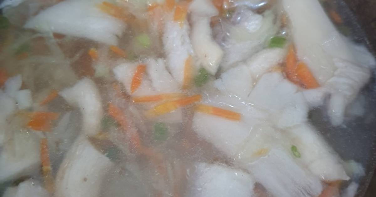 Resep Sup Sayur Jamur Ikan oleh len470 - Cookpad