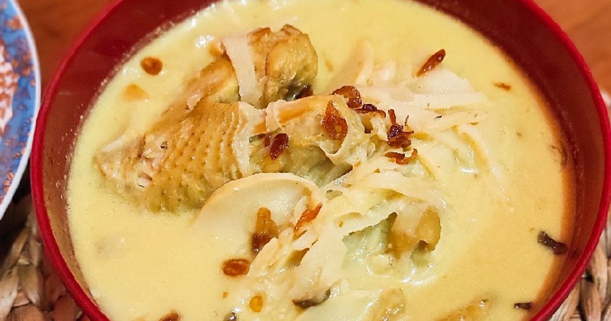 Resep 194. Lodeh Ayam Rebung oleh Yuanita Siska M - Cookpad