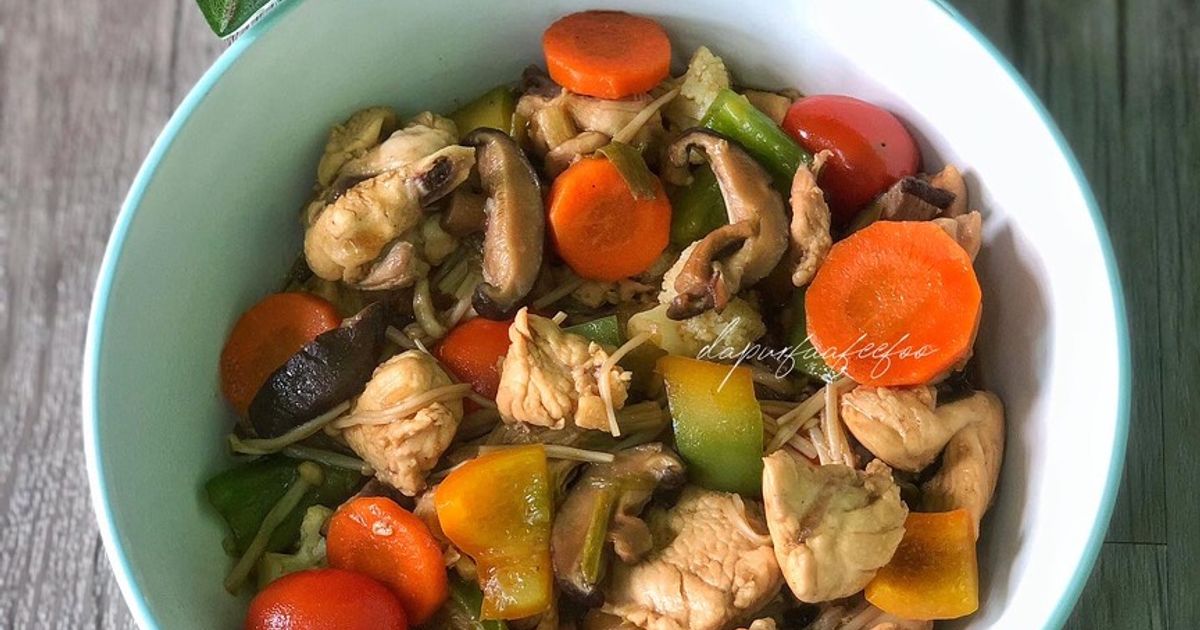 Resipi Stir Fried Chicken Vege oleh Kakak Faa - Cookpad