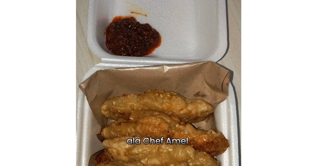 Resep Pisang goreng wijen sambal roa oleh amelS - Cookpad Resep Pisang goreng wijen sambal roa oleh amelS - Cookpad
