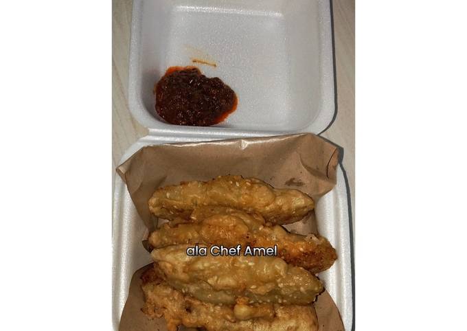 Resep Pisang goreng wijen sambal roa oleh amelS - Cookpad