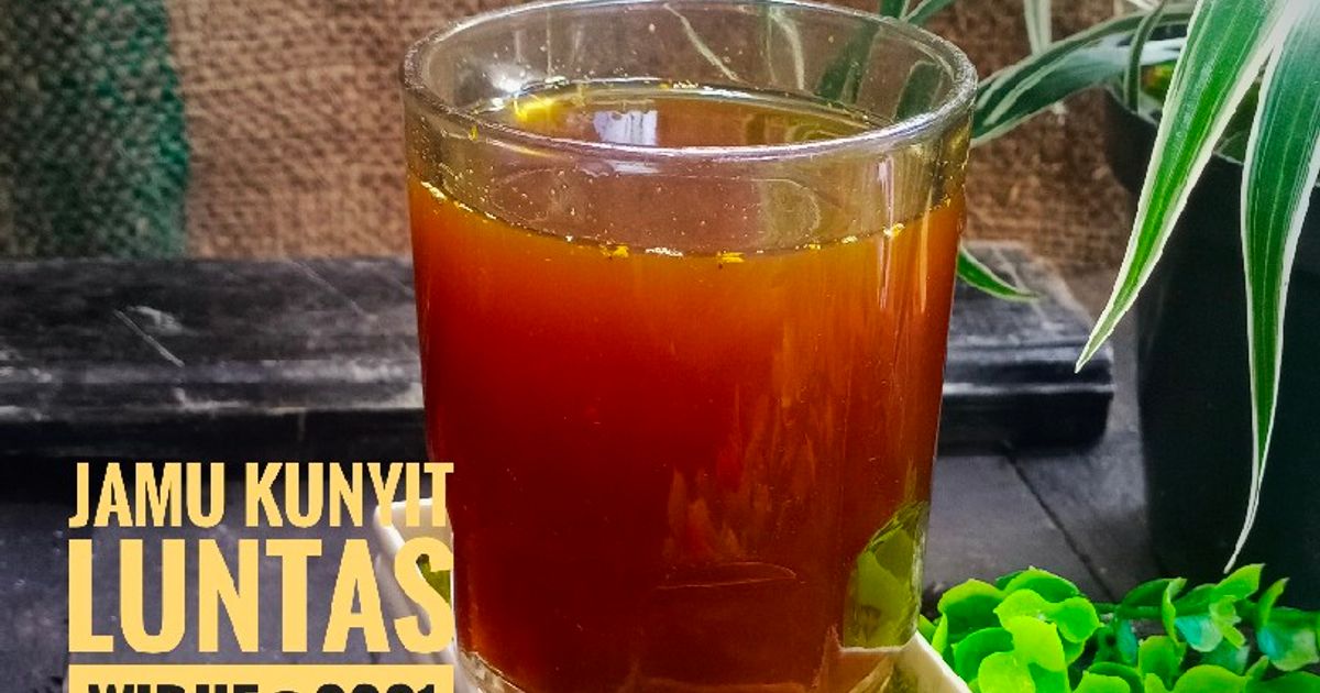 Resep Jamu Kunyit Luntas oleh Widjie Astuti - Cookpad