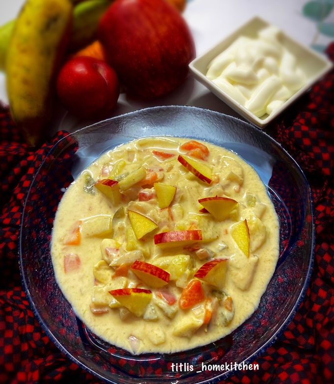 Russian Fruit Salad Easy And Fast Recipe How To Make Russian Fruit