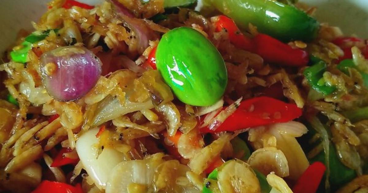 Resep Udang rebon / Larong Mix pete oleh Hani Meilani - Cookpad