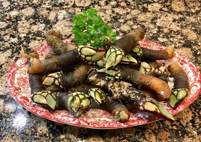Percebes cocidos Receta de javilowin@gmail.com- Cookpad