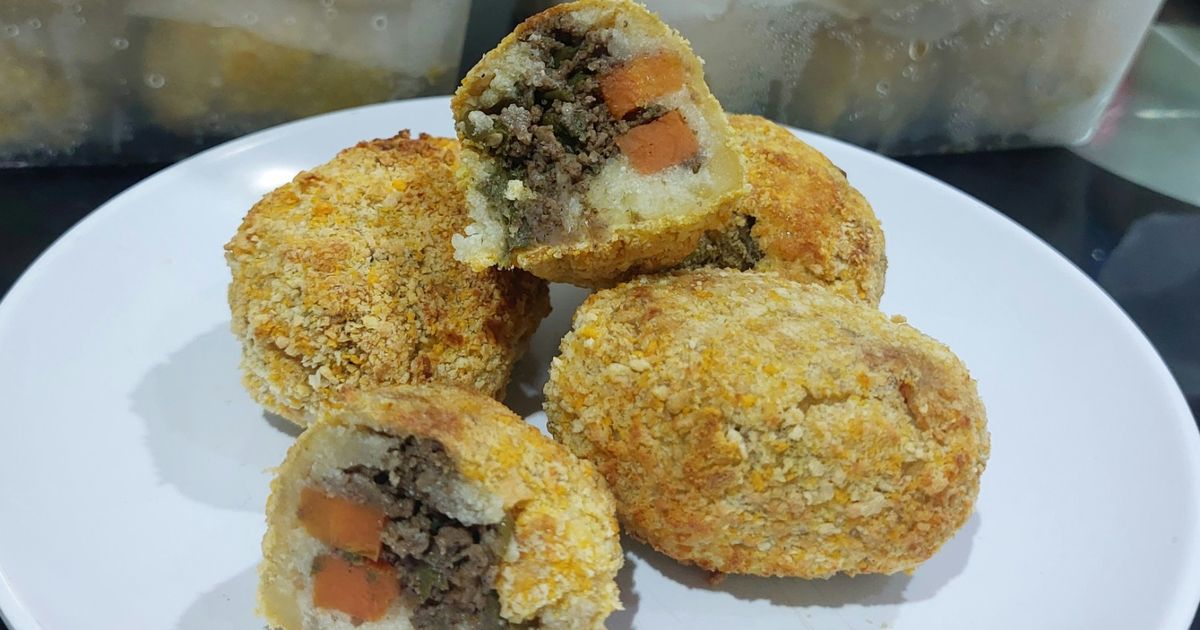 Resep Anabolic Kroket Sapi Tradisional|High Protein, Low Calorie, Sugar ...