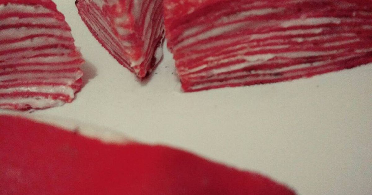 Resep mile crapes rumahan enak dan mudah - Cookpad