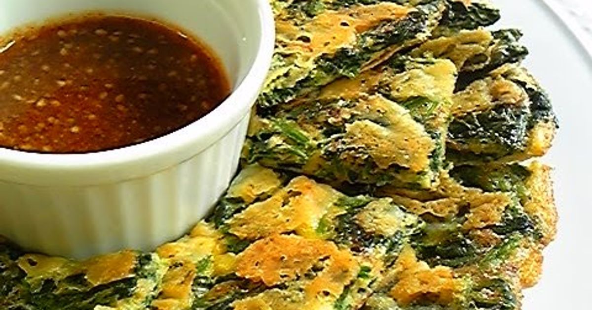 Crispy Crunchy Cheese And Spinach Chijimi Recipe by cookpad.japan