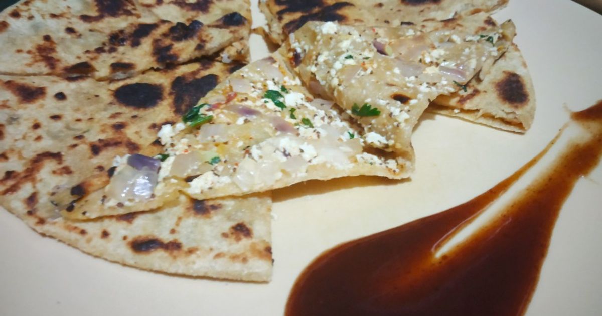 Paneer Parantha Recipe by Kuldeep Kaur - Cookpad
