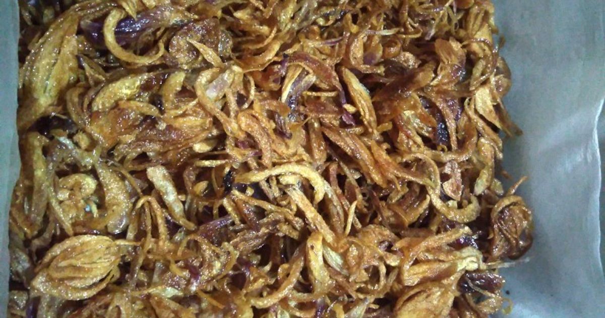 Resep Bawang Goreng Renyah Original oleh Arum_Kusuma - Cookpad