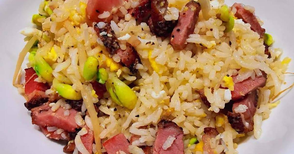 煙熏鴨炒飯 SMOKED DUCK FRIED RICE Recipe by Borbor - Cookpad