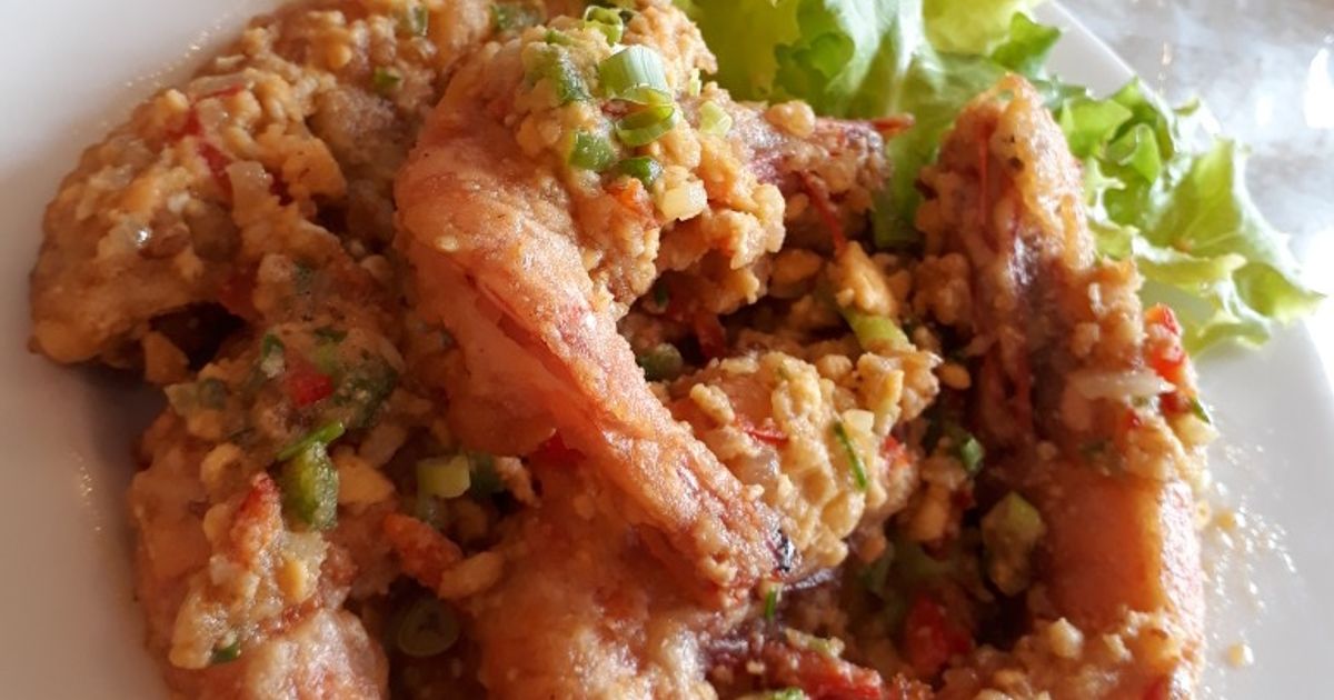 Resep Prawn With Golden Sand Sauce oleh sophierazak - Cookpad