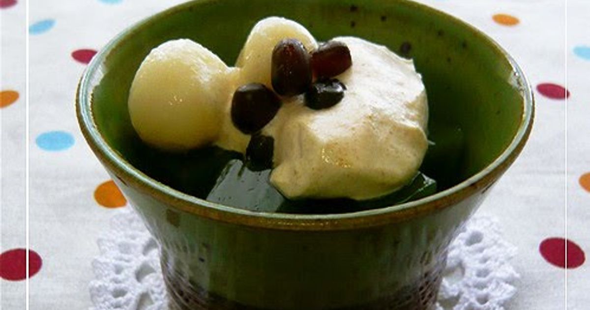 Green Tea Kanten Recipe By Cookpad.Japan