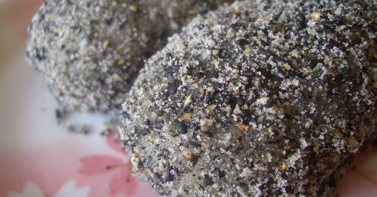 Ohagi Mochi With Sesame And Kinako Soy Flour Recipe By Cookpad.Japan