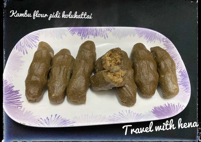 Kambu flour pidi kolukattai/ pearl millet Recipe by Travel with Hena ...