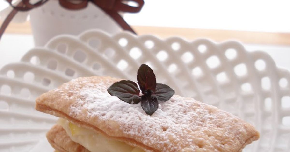 Honey Lemon Napoleon Cakes Recipe By Cookpad.Japan
