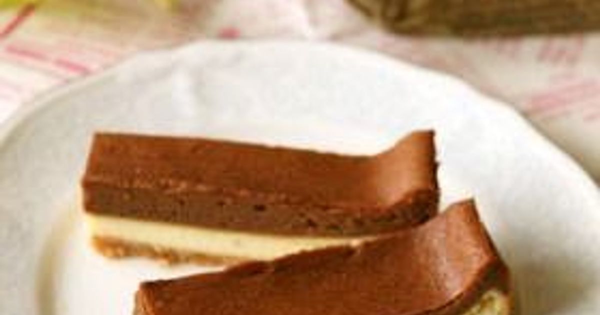 Baked Chocolate Cheesecake Bars Recipe By Cookpad.Japan