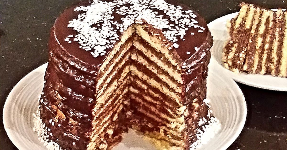 12 Layer Vanilla Sponge Cake Recipe By Fenway