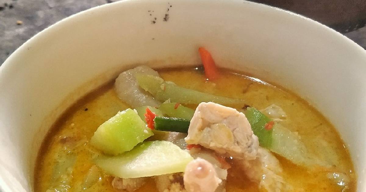 Resep Lodeh tempe kacang panjang labu siam oleh Saluna Mahira - Cookpad