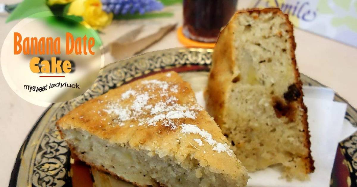 Resep Banana Cake + Kurma No Mixer oleh Mysweet Ladyluck - Cookpad