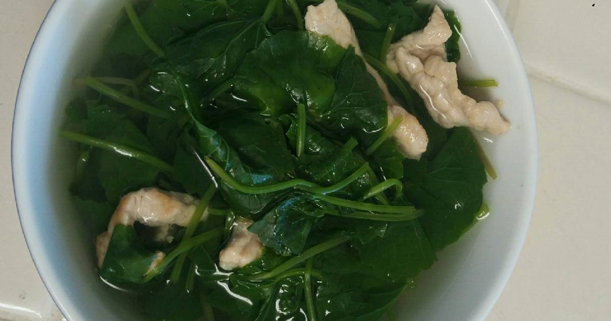 Cách Làm Món Canh rau má của Joyce Ch - Cookpad