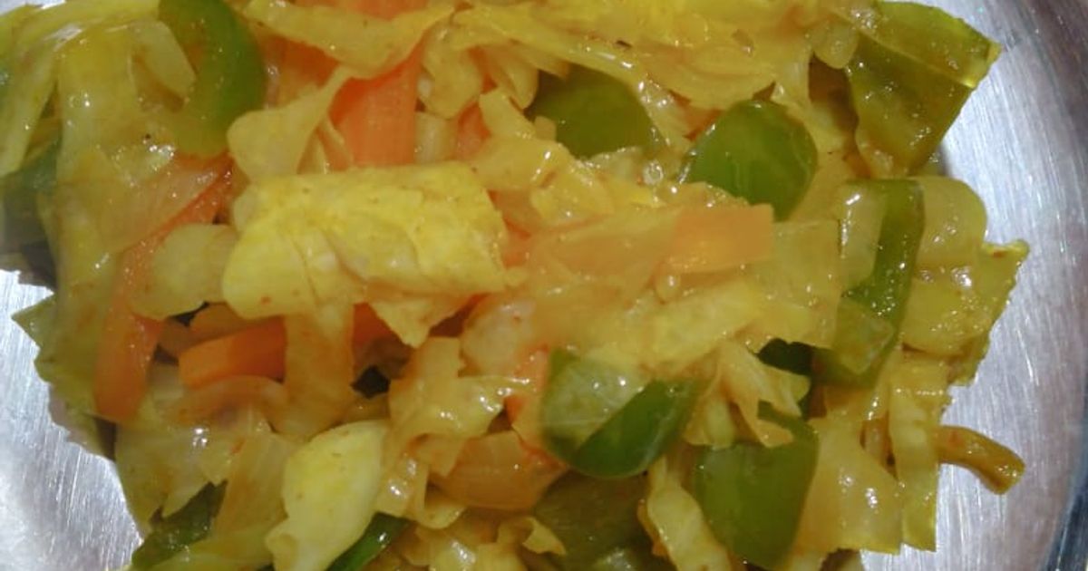 Mix Patta Gobhi And Capsicum Recipe By Shilu Bhardwaj