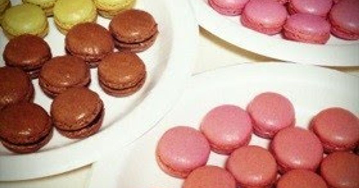 Easy! Macarons (Sakura Flavor) Recipe By Cookpad.Japan