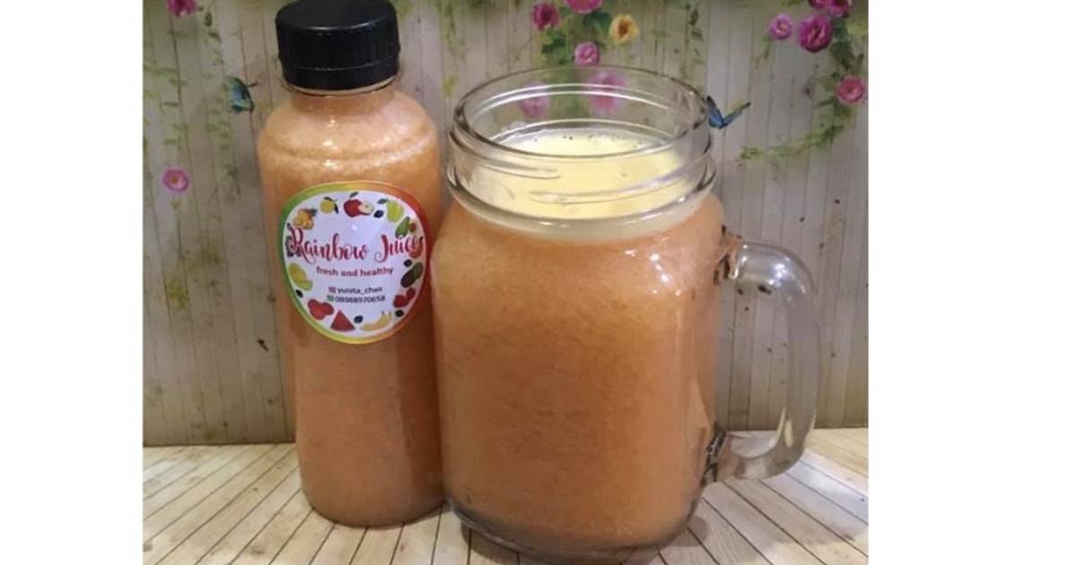 35 resep jus jeruk anggur enak dan mudah - Cookpad