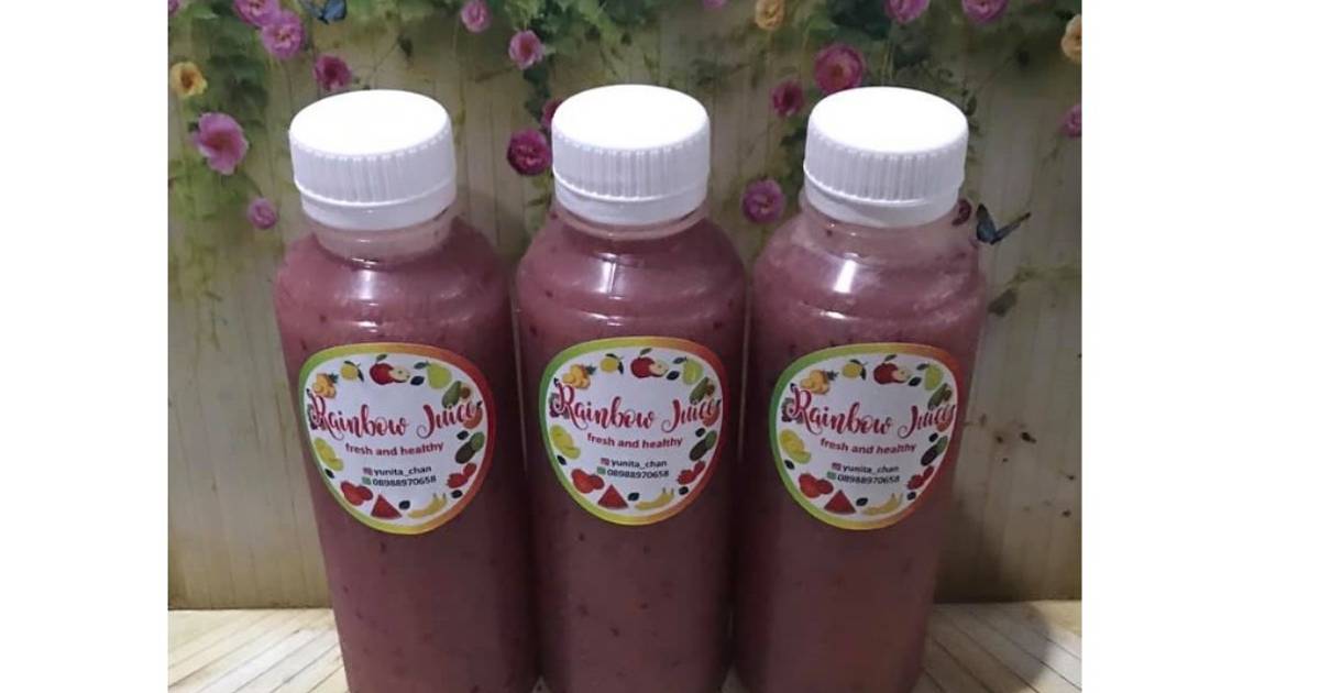 630 resep strawberry juice jus stroberi enak dan sederhana - Cookpad