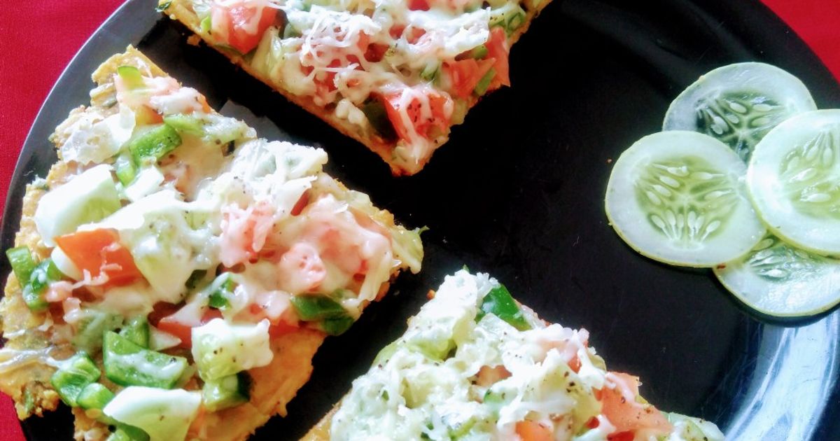 Thepla Pizza Recipe by Bharti Dhiraj Dand - Cookpad