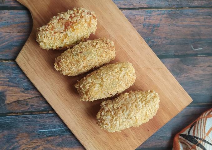 Resep Kroket Ayam Gluten Free oleh Rona Ve - Cookpad