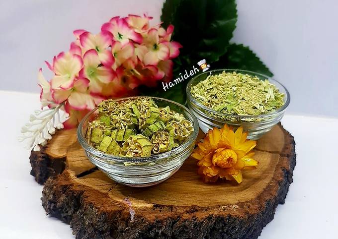 طرز تهیه پودر بامیه بامیه خشک🌿 ساده و خوشمزه توسط 👩🍳hamideh کوکپد