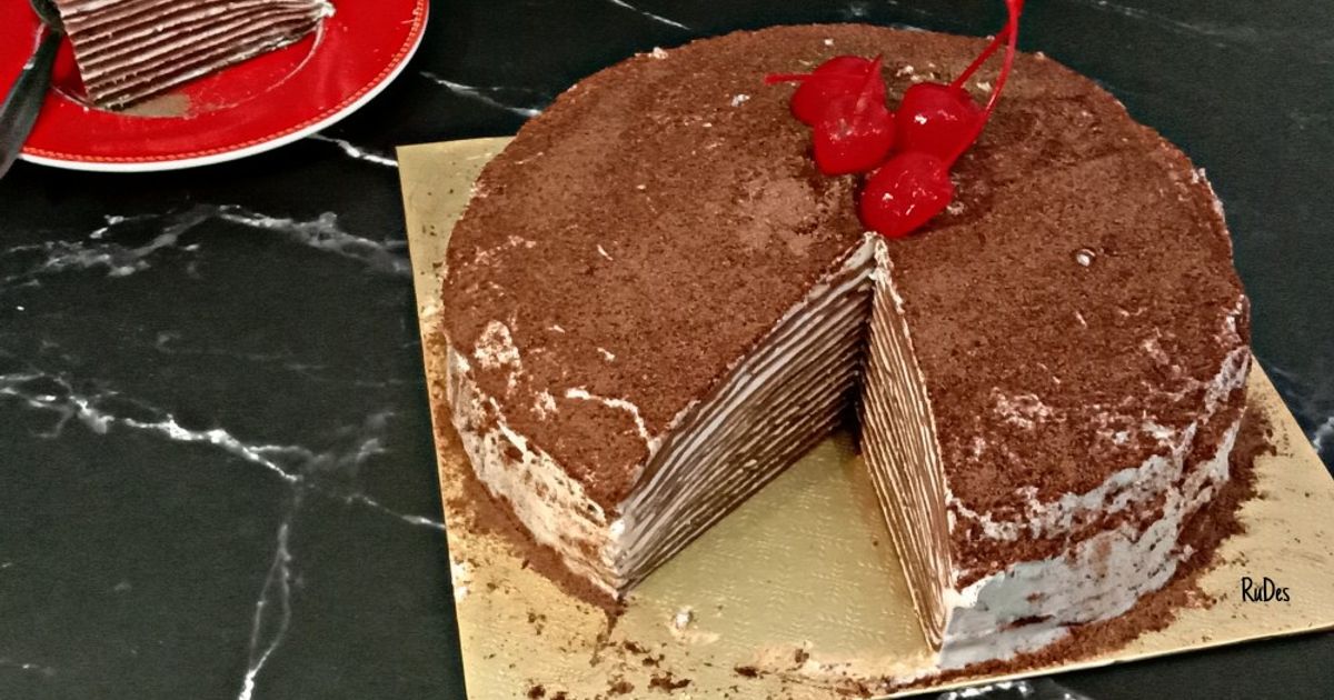 Resep Mille Crepes Chocolate oleh Ruth Destianty - Cookpad