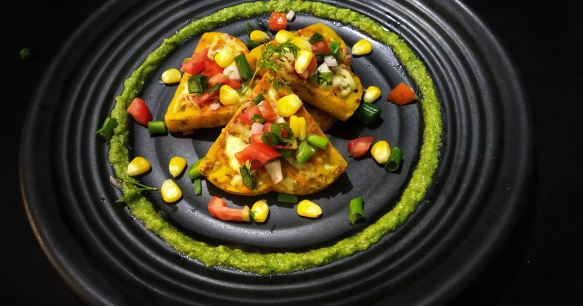 Corn Cheese Waffles Recipe by Er. Amrita Shrivastava - Cookpad