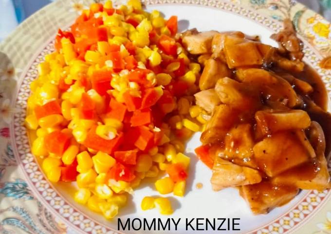 Resep Dada ayam saus mushroom oleh Krisna Niken - Cookpad