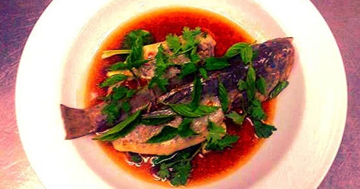 Thai Style Steam Fish Recipe By Reef Chef