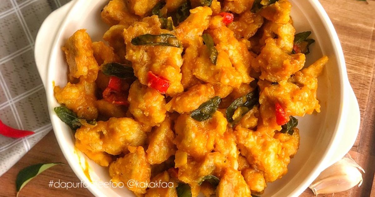Resipi Salted Egg Yogurt Chicken Popcorn oleh Kakak Faa - Cookpad